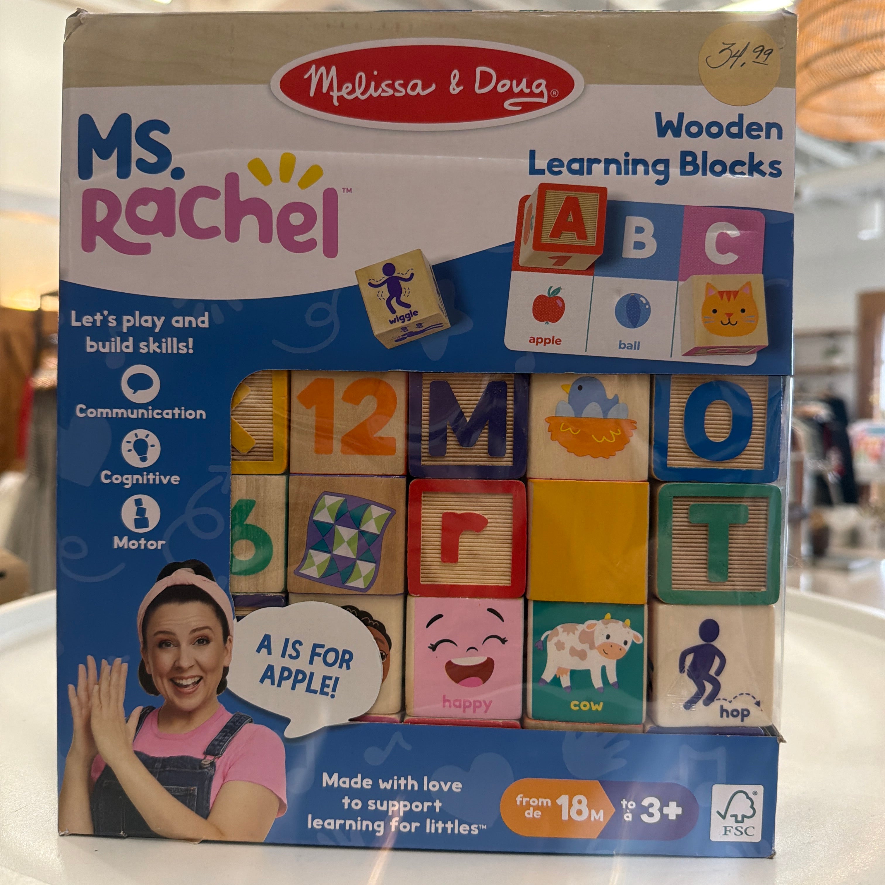 Melissa & Doug Ms Rachel Learning Blocks – Finery Marketplace